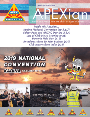 Fillable Online Apex Australia - Building Better Communities Fax Email ...