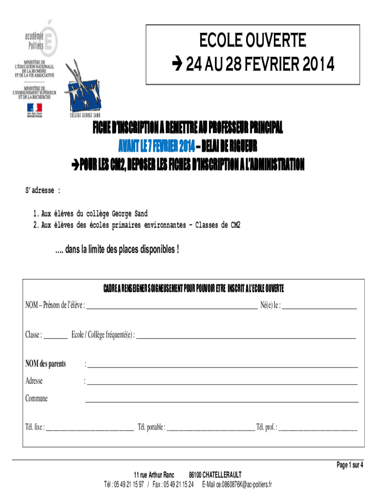 Remplissable En Ligne etab ac-poitiers Projet ducatif territorial Ville de Mont-Saint-Aignan Fax ...