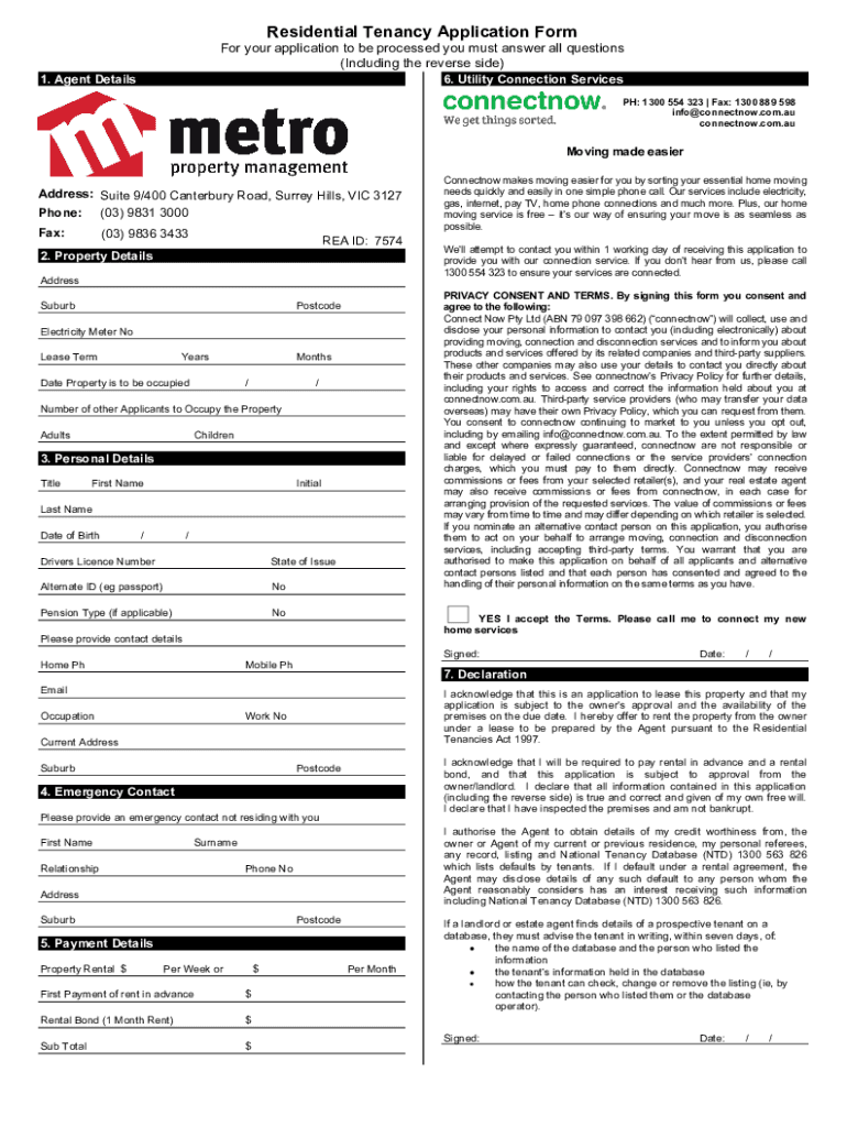 Fillable Online Metro-Application-form.pdf Fax Email Print - pdfFiller