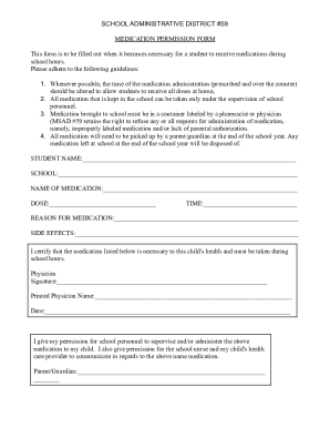Fillable Online SCHOOL ADMINISTRATIVE DISTRICT #59 Fax Email Print ...