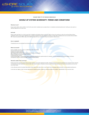 Fillable Online What Happens to Your Solar Panel Warranty When ... Fax ...