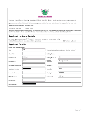 Fillable Online 94 SPRINGFIELD ROAD Fax Email Print - pdfFiller