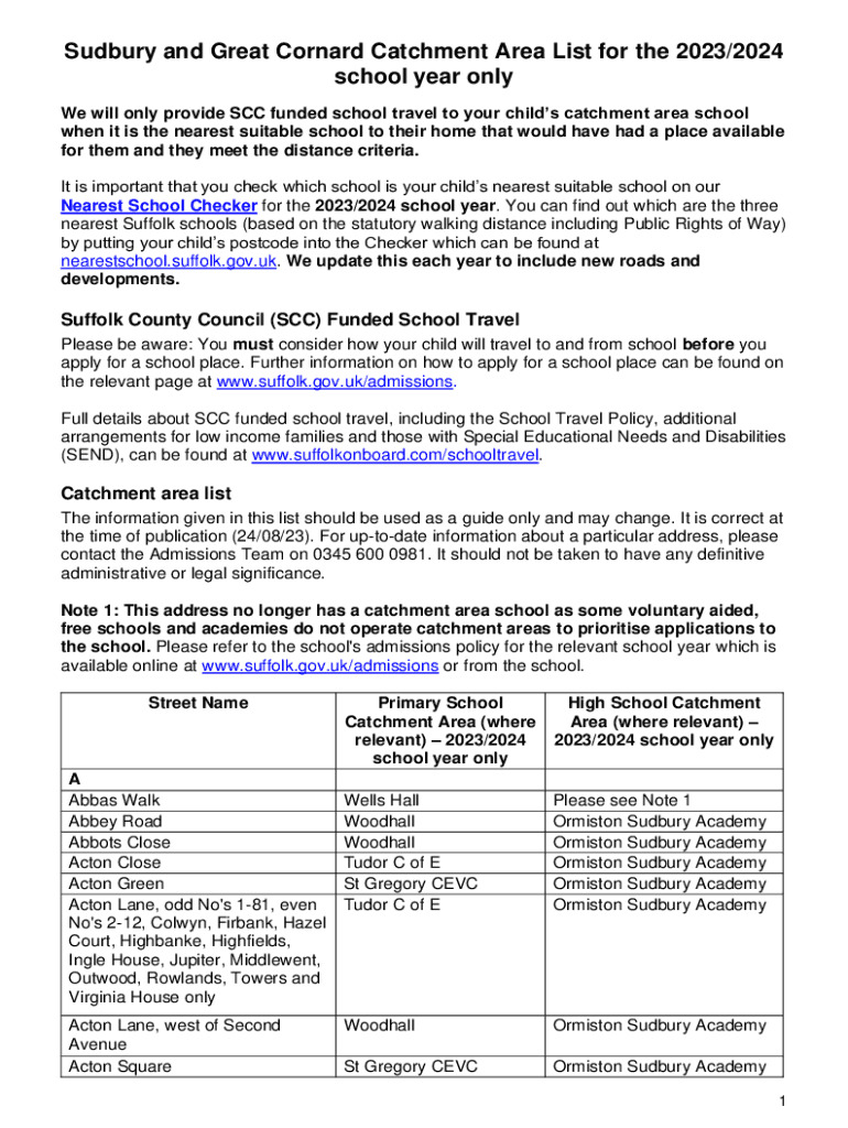 Fillable Online Suffolk parents and carers can apply now for primary ...