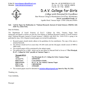 Fillable Online NPA Journal Call for Paper & Manuscript Guidelines.doc ...