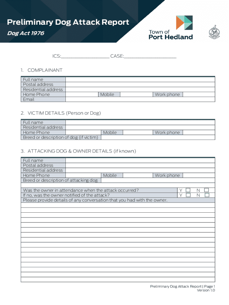 Fillable Online Dog Bite Victim Guide - Steps to Take After A Dog Bite ...