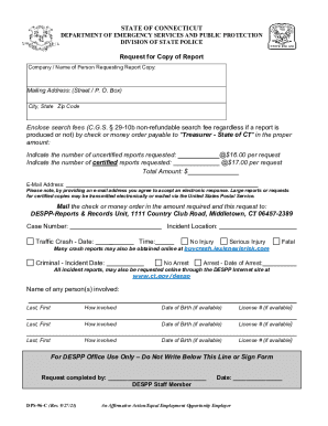 Fillable Online 2011 Form CT DPS-96-C Fill Online, Printable, Fillable ...