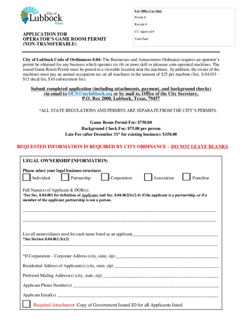 Fillable Online Office Use Under Application Form - Fill Online ...
