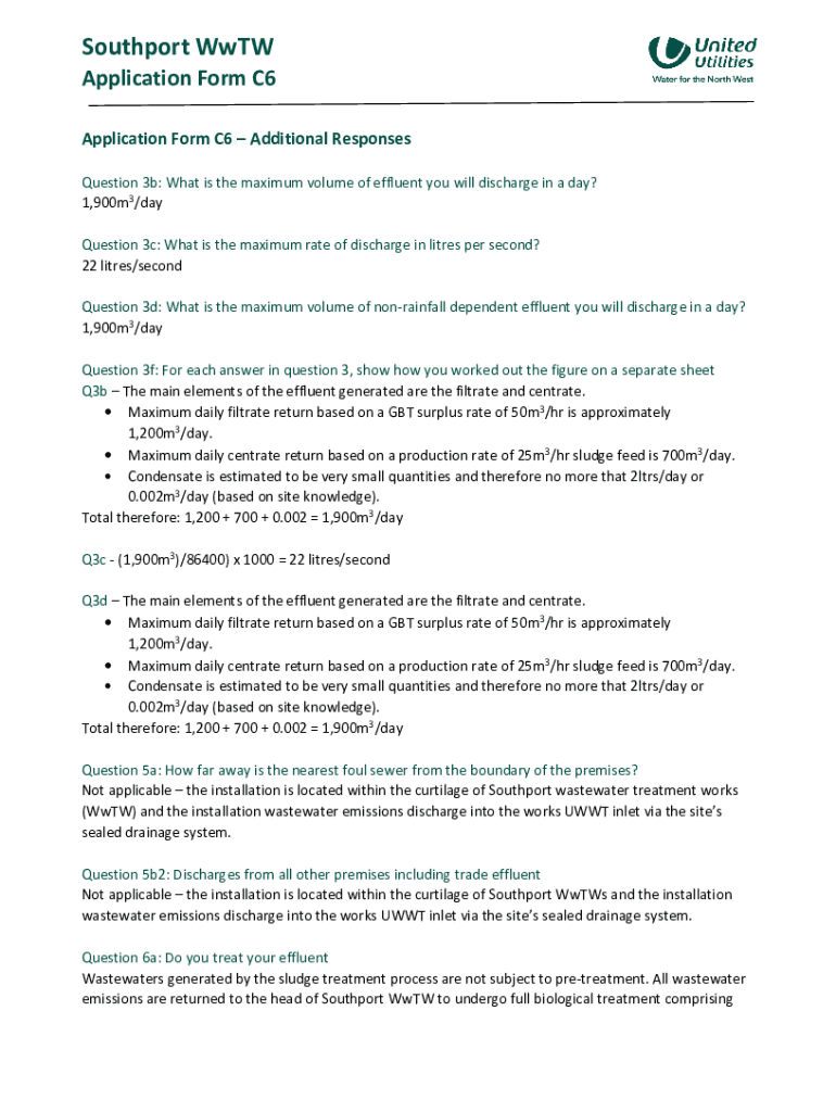 Fillable Online Formula Sheet for all Wastewater Operator Exams Revised ...