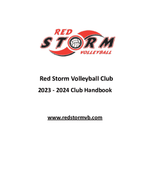Fillable Online Red Storm Volleyball of Baton Rouge Fax Email Print ...