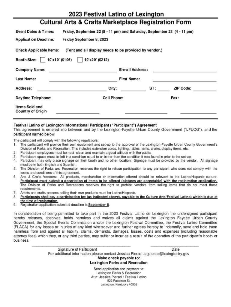 Fillable Online Latin Festival returns to Lexington, KY this weekend Fax Email Print - pdfFiller