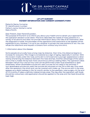 Fillable Online Consent Form - Parents/Guardians: Use Patient Label Fax ...