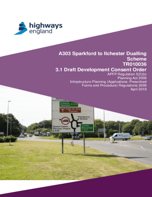 Fillable Online infrastructure planninginspectorate gov 1 Draft ...