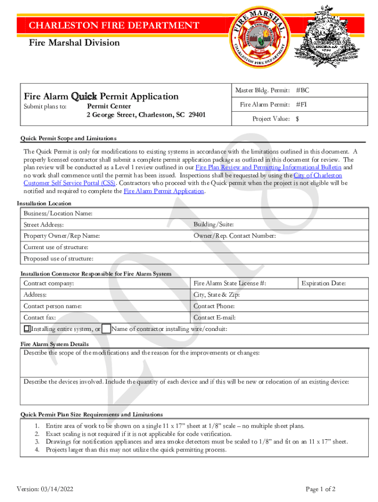 Fillable Online Fire Marshal - Inspections Division Fax Email Print ...