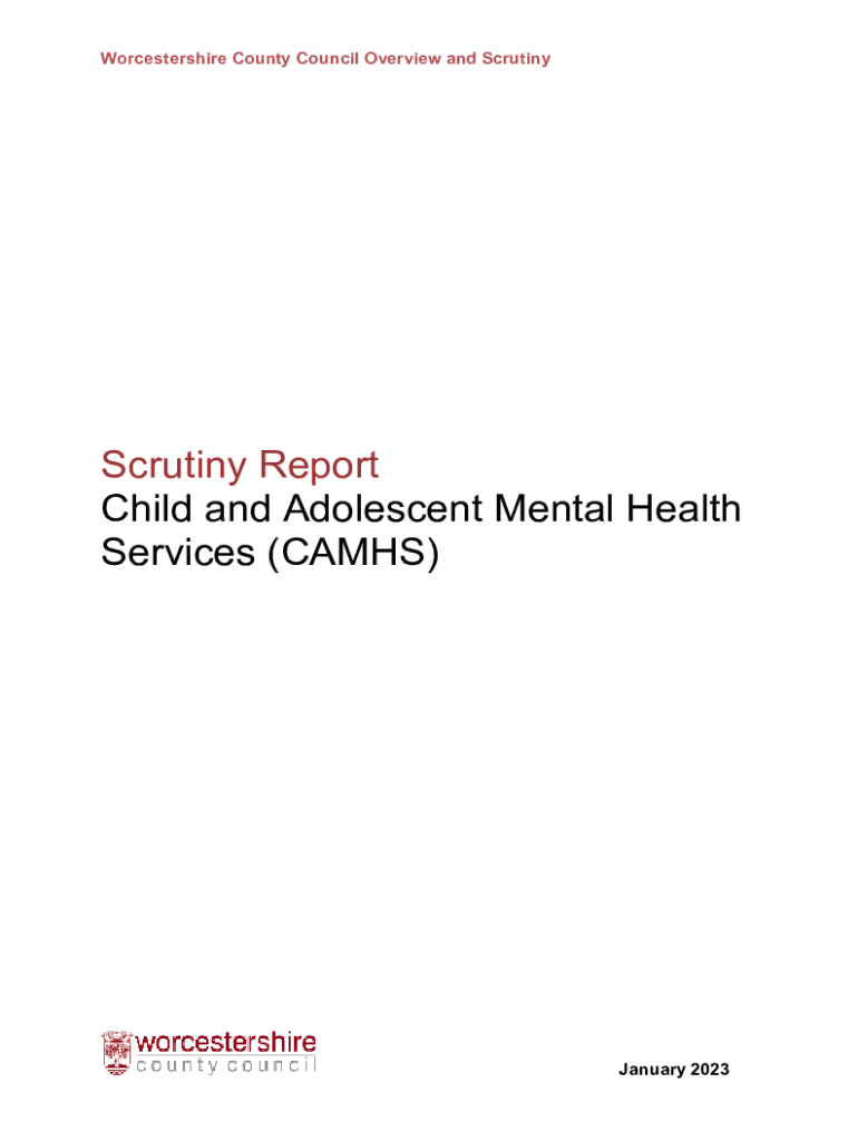 Fillable Online Response to a Scrutiny Report - Worcestershire County ...