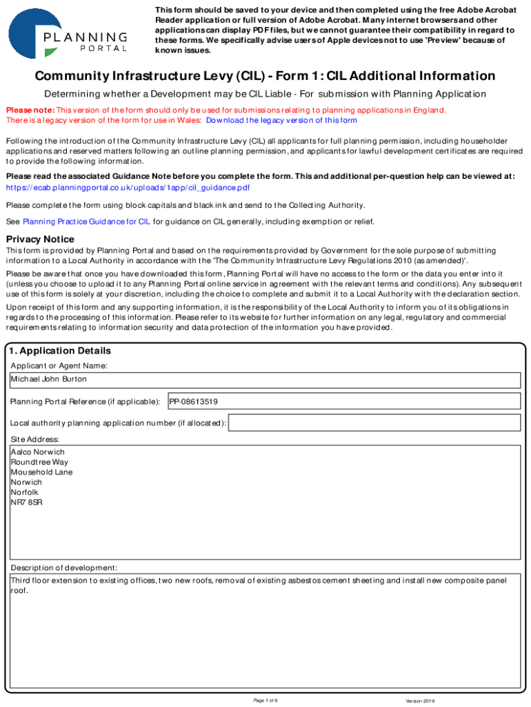 Fillable Online secure broadland gov Application Number 20200838 ...