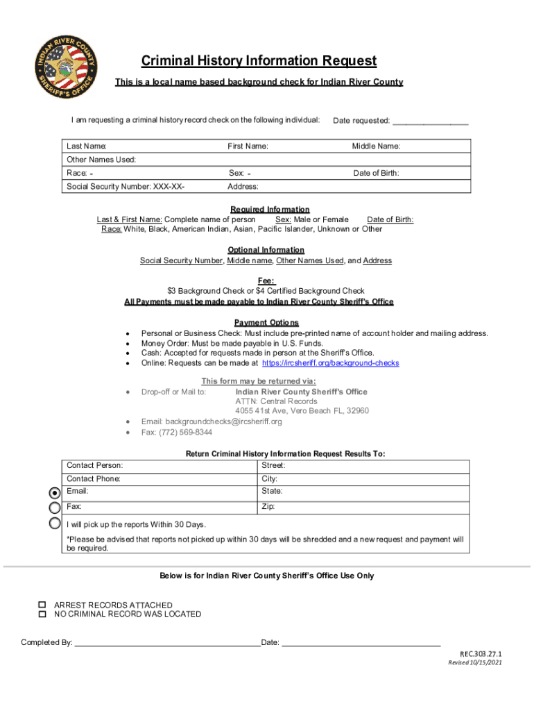 Fillable Online Criminal Background Checks For Employment Fax Email Print - pdfFiller