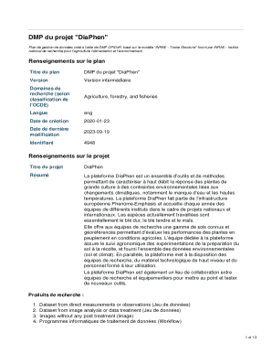 Remplissable En Ligne DMP of the DiaPhen field phenotyping platform ...