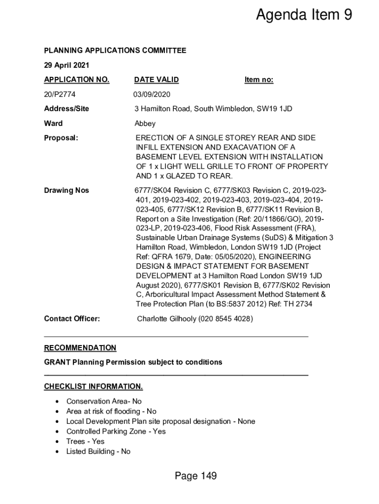 Fillable Online Agenda Template - Merton Council Fax Email Print ...