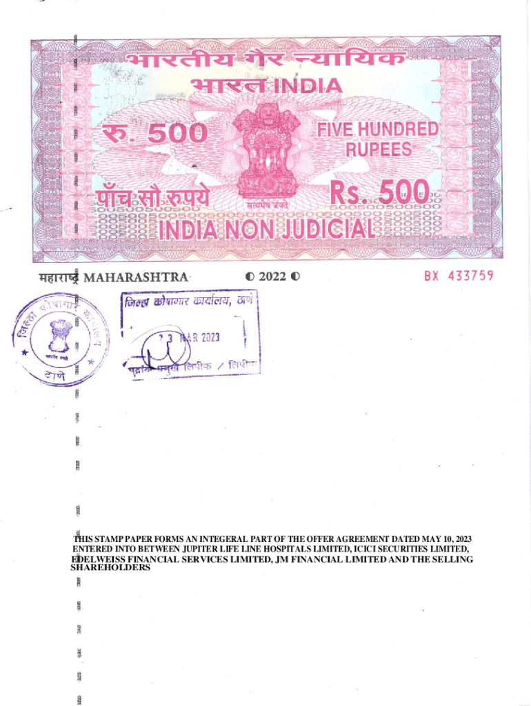 Fillable Online Is an agreement made on stamp paper and signed by both ...