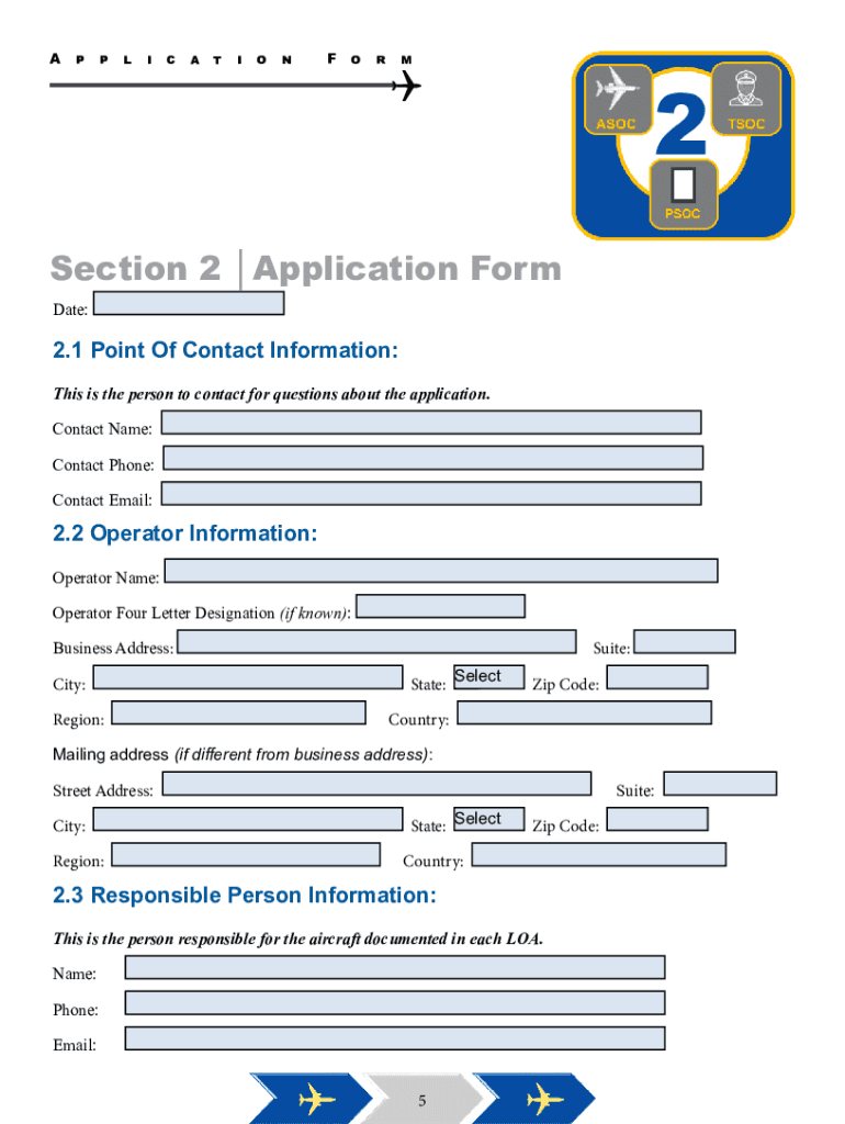 Fillable Online New FAA Guides Detail Streamlined LOA Process for ...