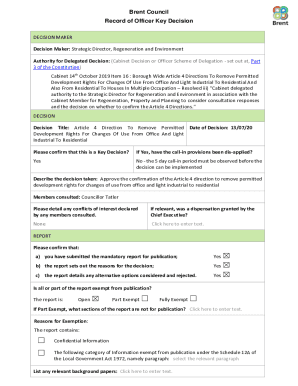 Fillable Online Officer Key Decision Form.pdf Fax Email Print - pdfFiller