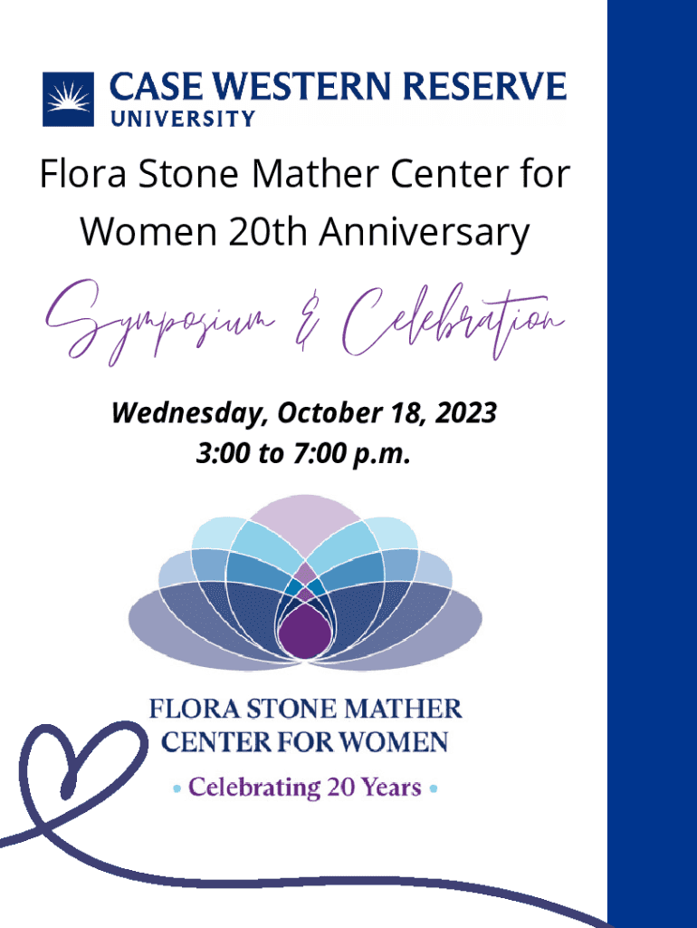 Fillable Online Celebrating 20 Years of Women's Empowerment: Flora Stone ... Fax Email Print ...