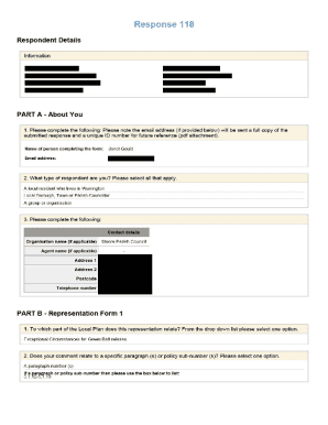 Fillable Online Response 118 Fax Email Print - pdfFiller