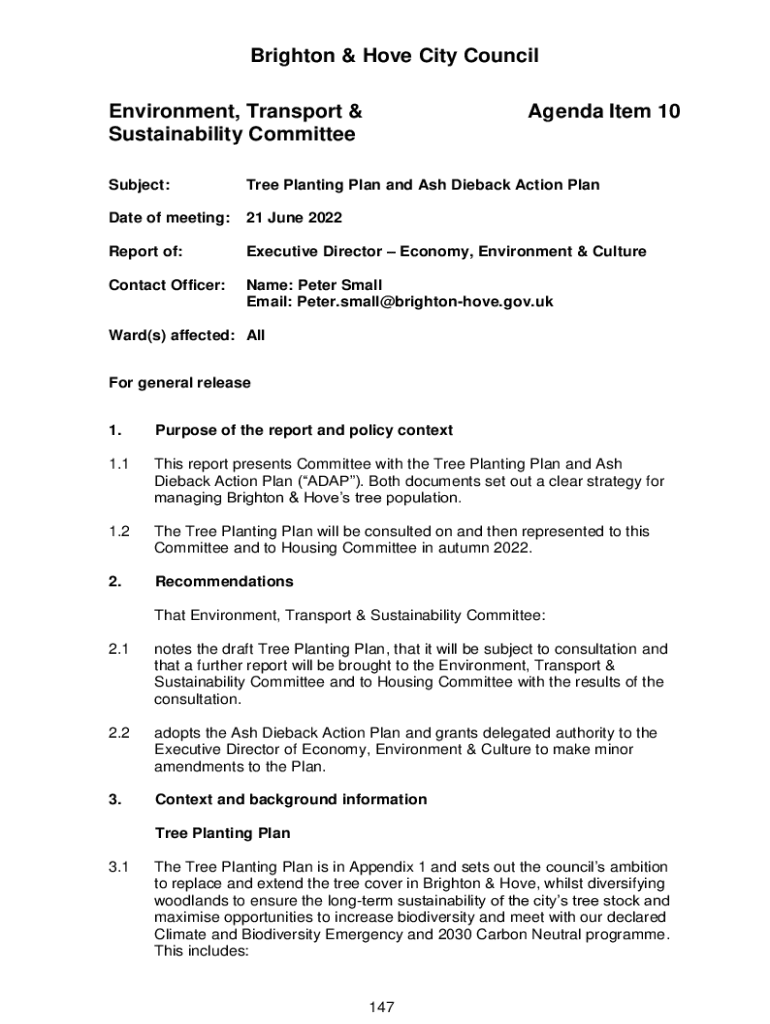 Fillable Online Tree Planting Plan.pdf Fax Email Print - pdfFiller