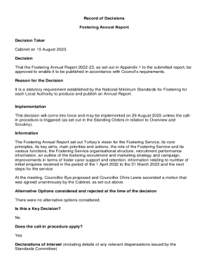 Fillable Online angus adoption agency and fostering panel annual report ...