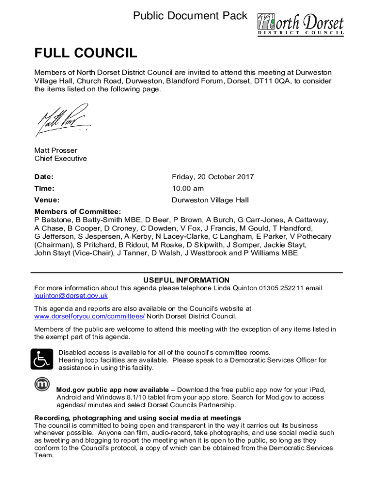 Fillable Online (Public Pack)Agenda Document for North ... Fax Email Print - pdfFiller