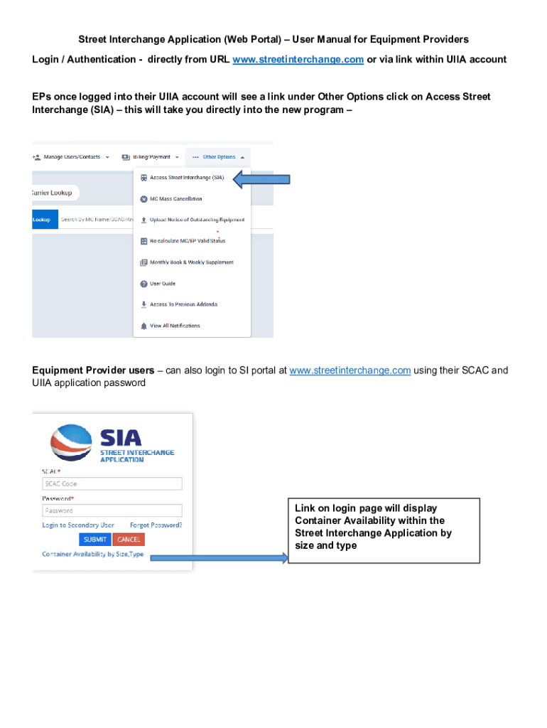 Fillable Online Street Interchange Application - Fill Online, Printable ... Fax Email Print ...