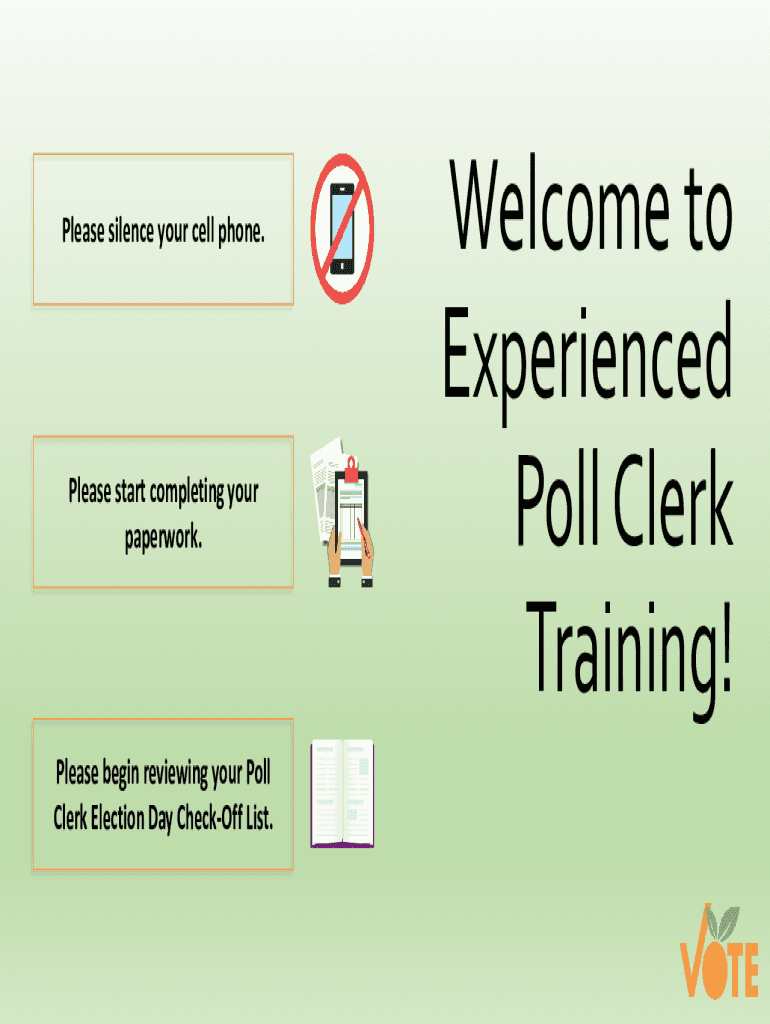 Fillable Online OFFICIAL POLL WORKER MANUAL - RI Board of Elections Fax ...