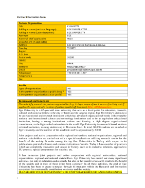 Fillable Online Partner identification form.doc Fax Email Print - pdfFiller