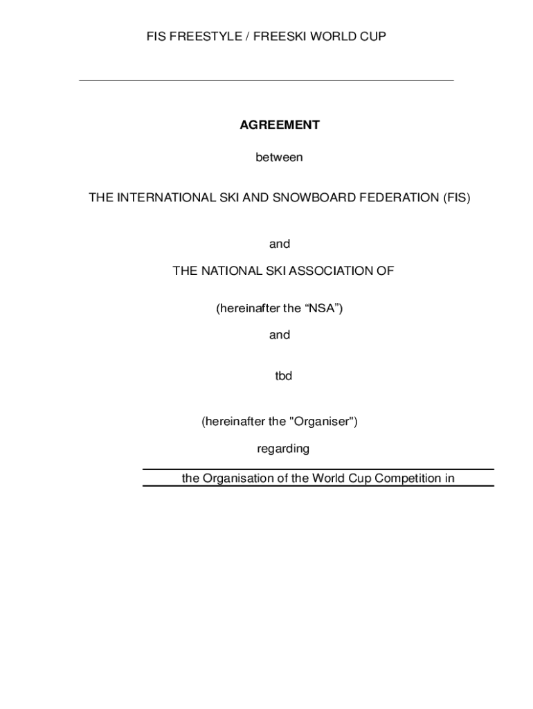 Fillable Online RULES FOR THE ALPINE FIS WORLD CUP Fax Email Print ...