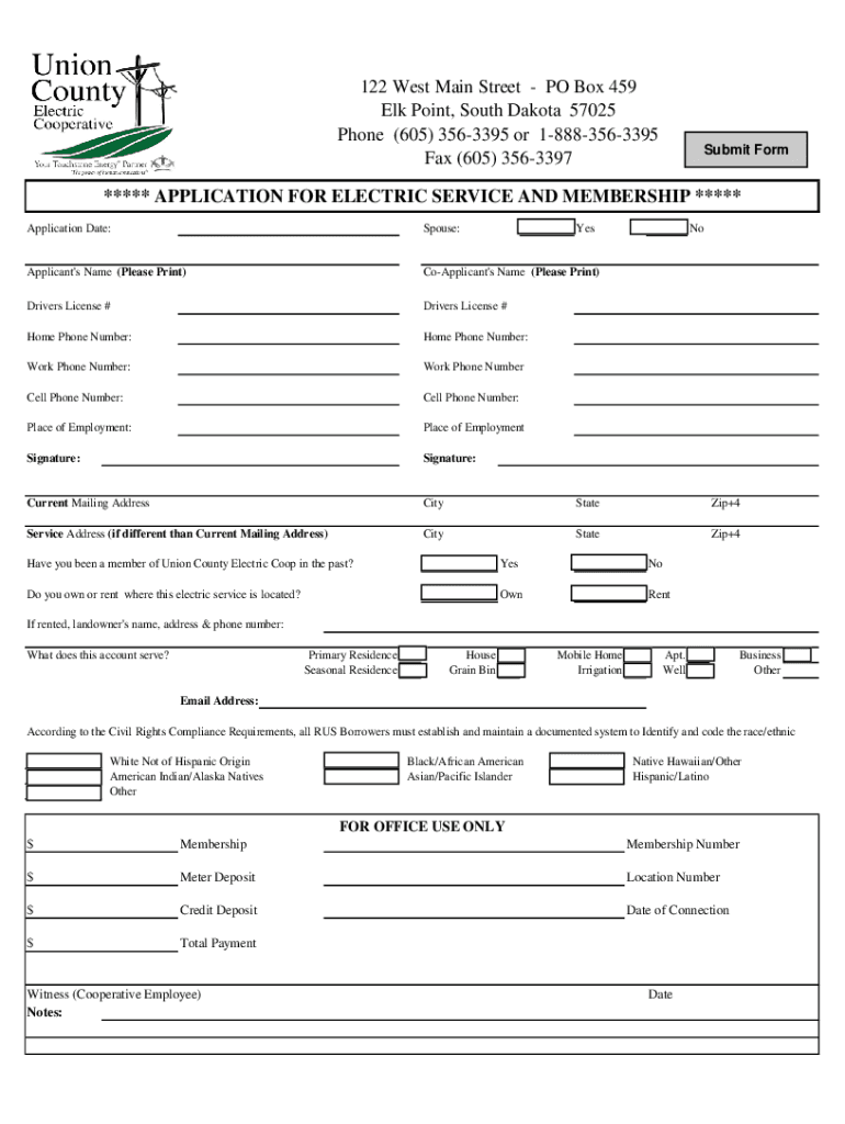 Fillable Online Contact Us in Sioux Falls, Tea or Brandon, SD Fax Email Print - pdfFiller