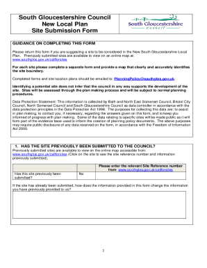 Fillable Online Completed forms and site location plans should be ...