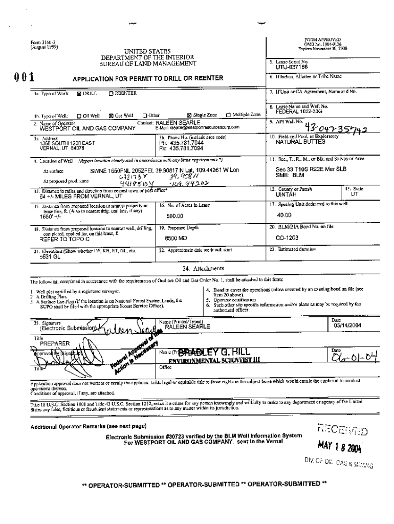 Fillable Online Onshore Oil and Gas Order Fax Email Print - pdfFiller