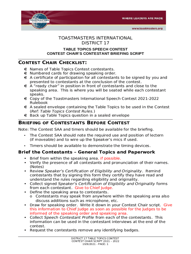 International-Speech-and-Table-Topics-Contests-Guide- ... Doc Template ...
