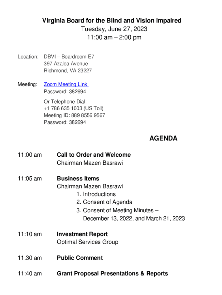 Fillable Online Virginia Department for the Blind and Vision Impaired ...