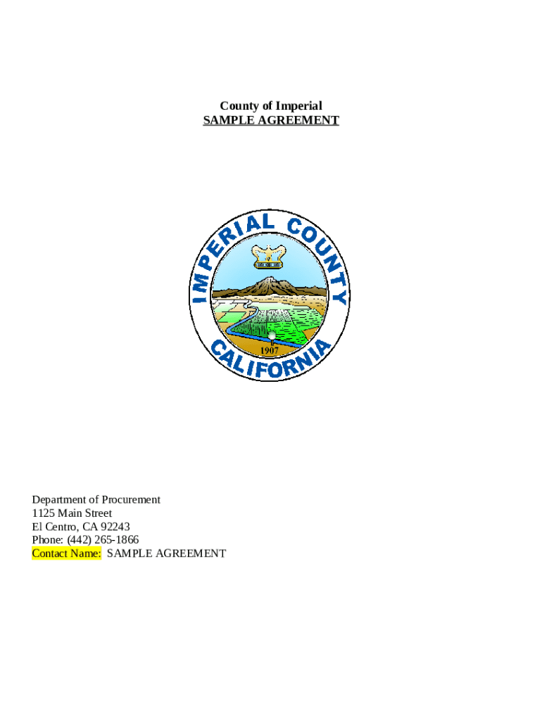 Sample Agreement Exhibit 3 Doc Template | pdfFiller