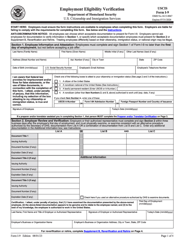 Fillable Online o As the Employer, you fill out Section II Fax Email ...