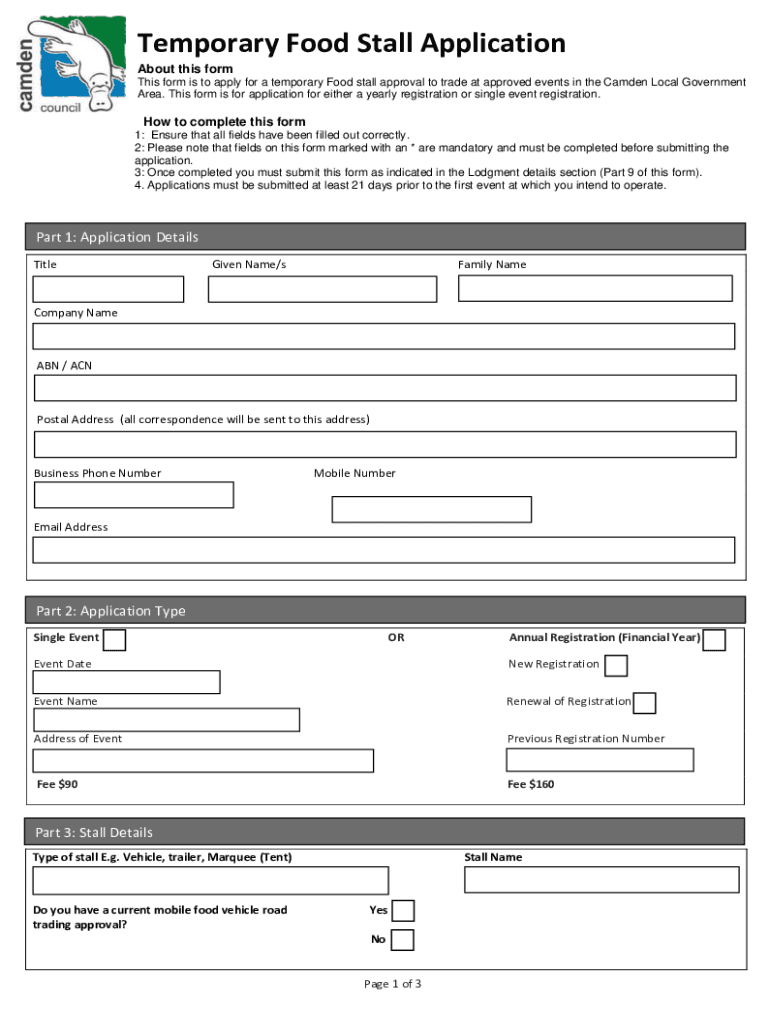 Fillable Online Temporary-Food-Stall-Fillable.pdf Fax Email Print ...