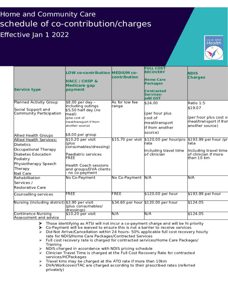 Home and Community Care Program for Younger People Doc Template | pdfFiller