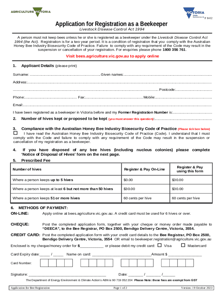 Beekeeper registration - NSW Department of Primary Industries Doc ...