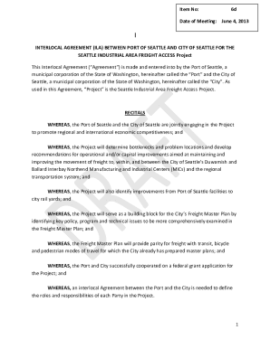 Fillable Online INTERLOCAL AGREEMENT (ILA) BETWEEN ... Fax Email Print ...