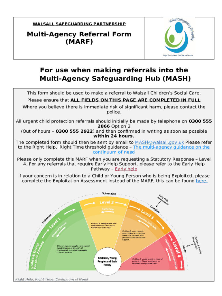 Multi-Agency Referral (MARF) For use when making ... Doc Template ...