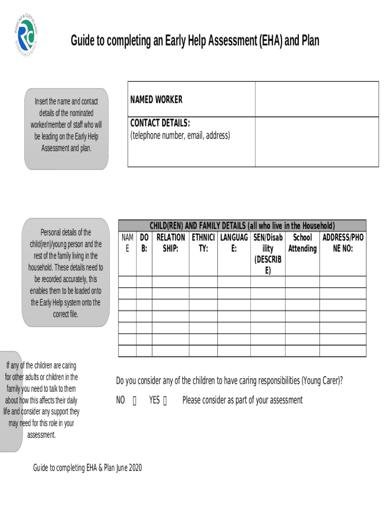 How to Complete EHA and TAF Plan. ... Doc Template | pdfFiller