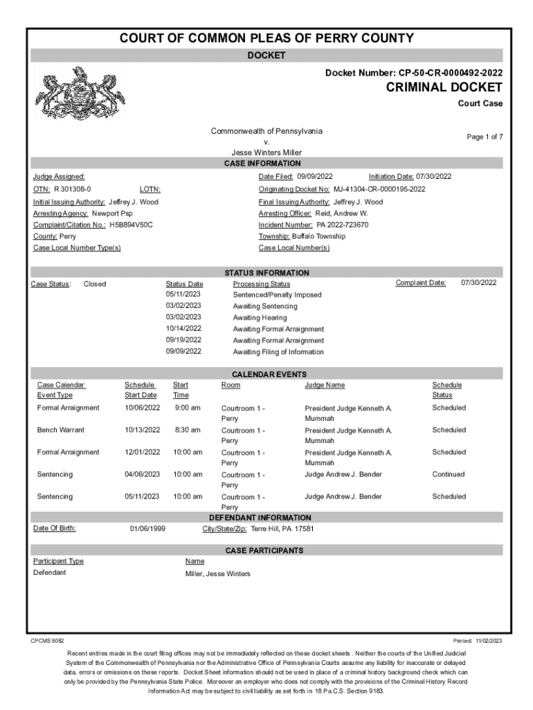 Fillable Online Perry County KY Fiscal CourtHazard KY Fax Email Print ...