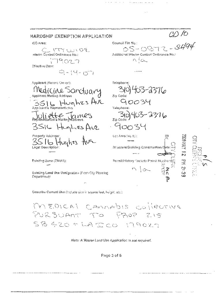 Fillable Online Form 1 - RAD Registration Claim of Exemption Formdhcd ...
