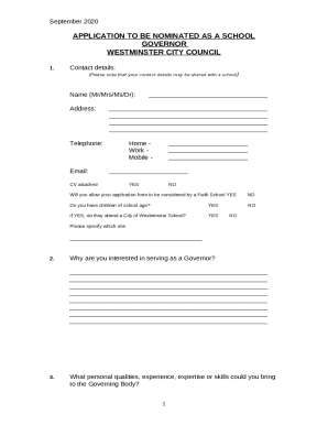 Candidate Application : Title: Mr/ Mrs/ Miss Doc Template | pdfFiller